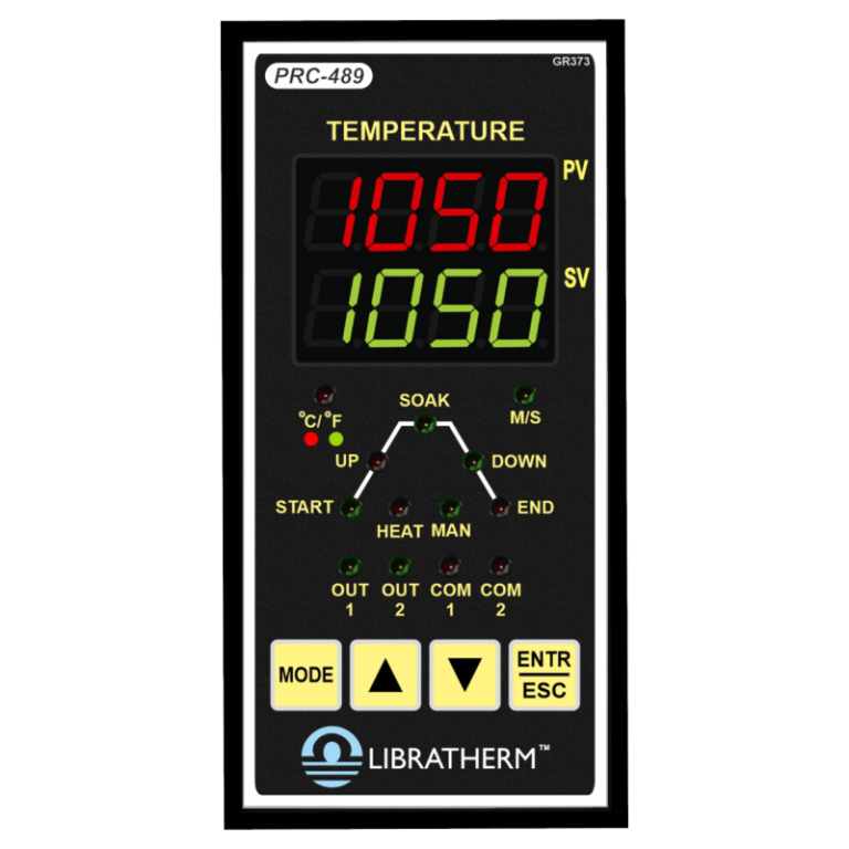 Master Slave Ramp Soak PID Temperature Controller – PRC-489 – Libratherm Instruments