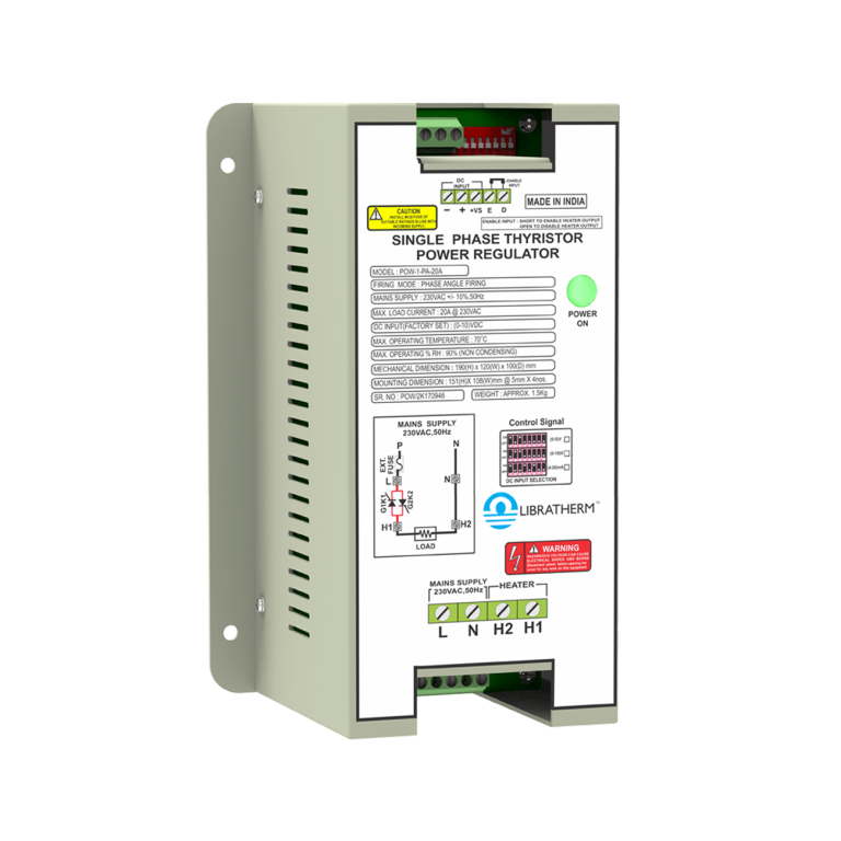 Single Phase Thyristor Power Controller – POW-1-PA – Libratherm Instruments