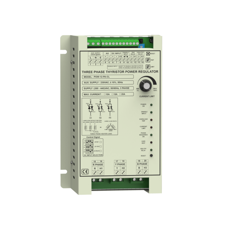 Three Phase Thyristor Power Controller – POW-12-PA-CL – Libratherm ...