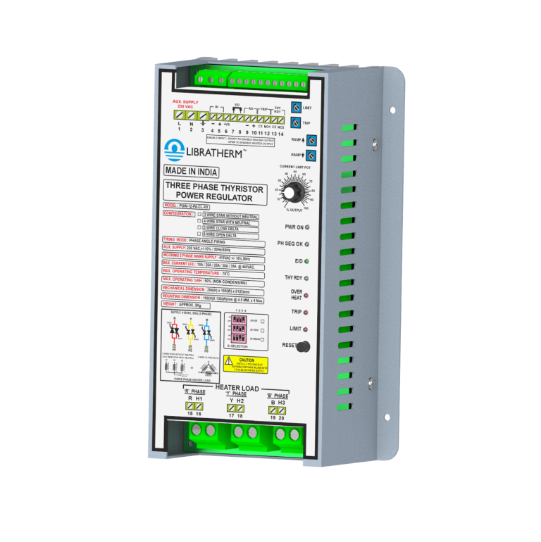 Three Phase Thyristor Power Controller – POW-12-PA-CL – Libratherm ...